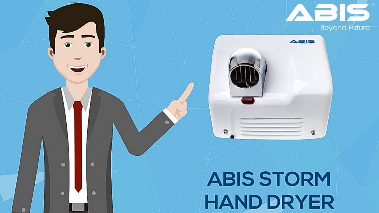 Best Hand Dryer in Traditional Design | ABIS STORM Hand Dryer - YouTube