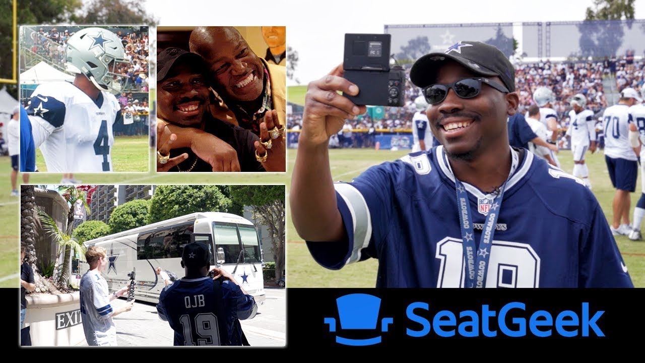 Riding On JERRY JONES' BUS To DALLAS COWBOYS TRAINING CAMP! - YouTube