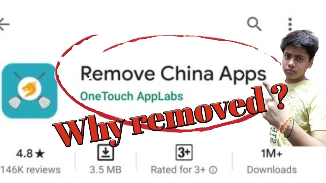 Why PlayStore deleted Remove China Apps app | Remove China apps ...