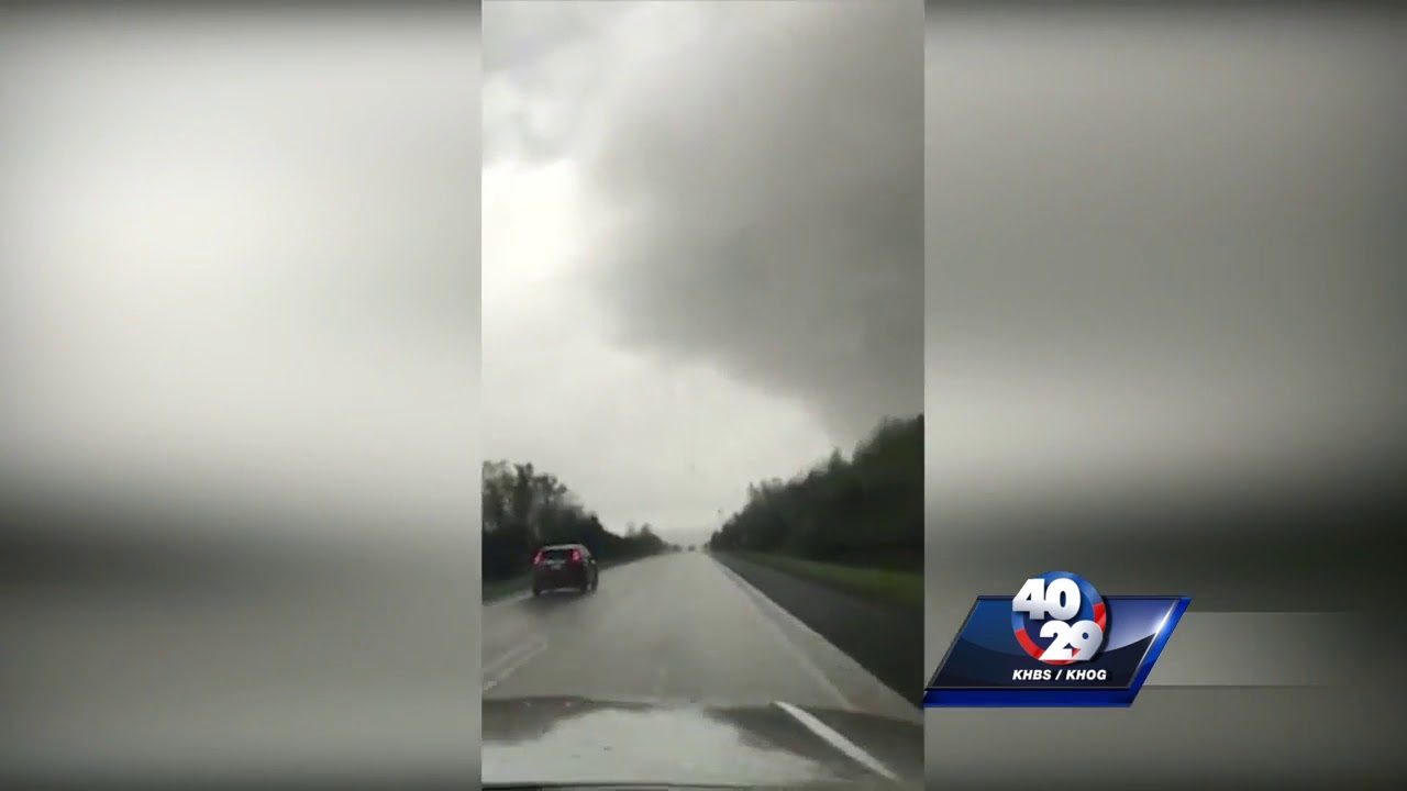 Local couple survives driving through tornado - YouTube