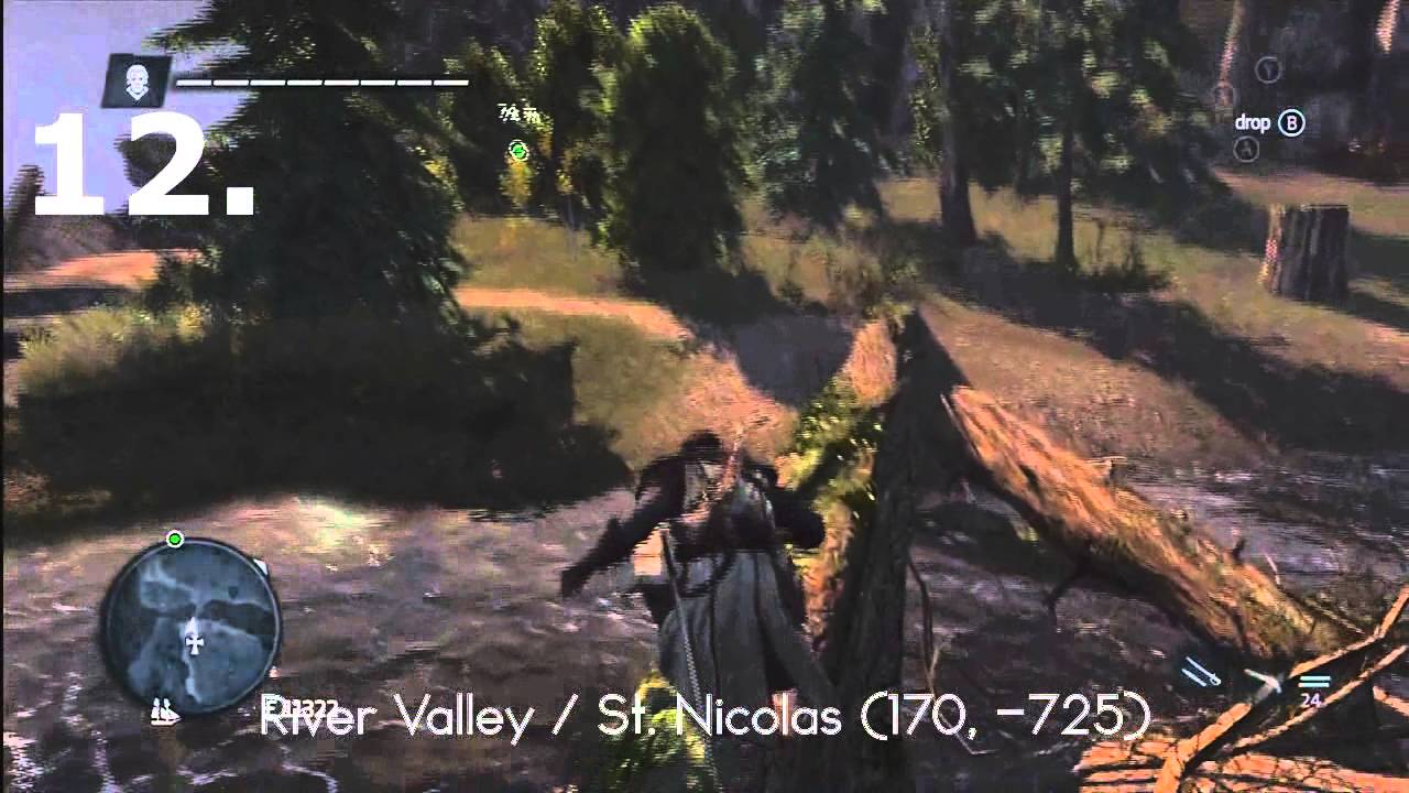 Assassin's Creed: Rogue - All Templar Cross Locations (James Gunn's ...