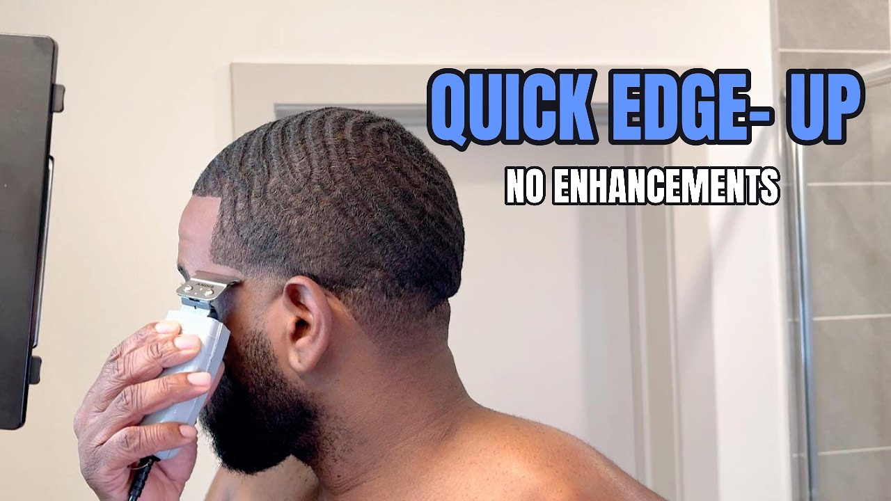 CLEANEST LINE-UP I'VE EVER DONE | SELF CUT | NO ENHANCEMENTS - YouTube