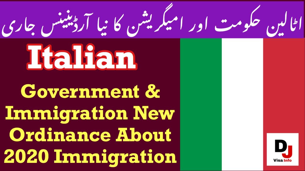 Italian Immigration & Government New Ordinance Announced | About Open ...