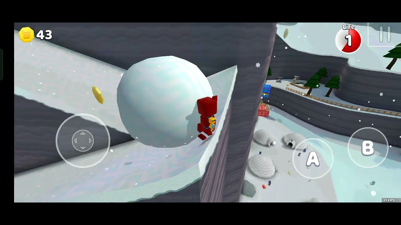 the yeti boss fight super bear adventure part3 - YouTube