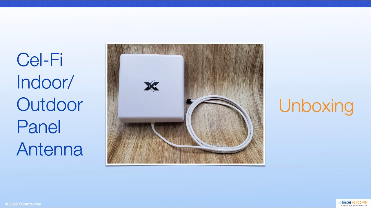 Cel-Fi Panel Indoor/ Outdoor Antenna and Mount - Unboxing - YouTube