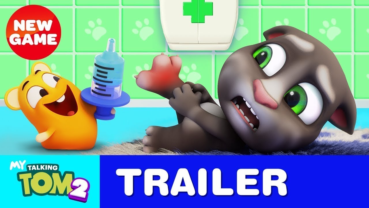 My Talking Tom 2 mini games/My Tom funny game - YouTube