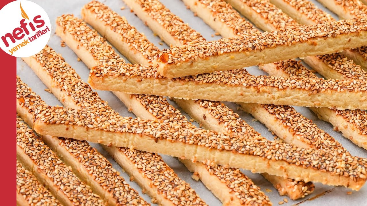 Bildiğiniz Tüm Tuzluları Unutun 🤩 Az Malzemeyle Kıyır Kıyır Susamlı ...