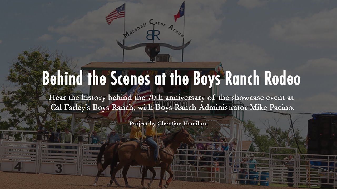 Behind the Scenes at the Boys Ranch Rodeo - YouTube