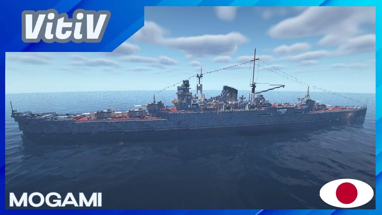 IJN Mogami - Mogami-class Heavy Cruiser - Minecraft - YouTube