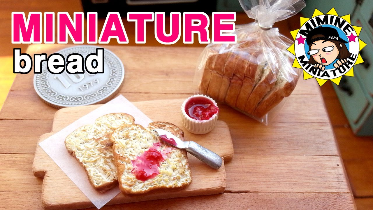 미니어쳐 식빵 만들기 miniature- Bread - YouTube