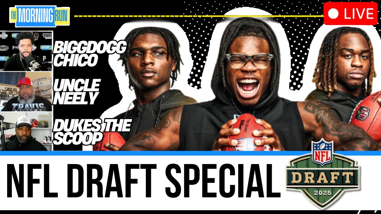 NFL DRAFT LIVE SPECIAL with The Morning Run - YouTube