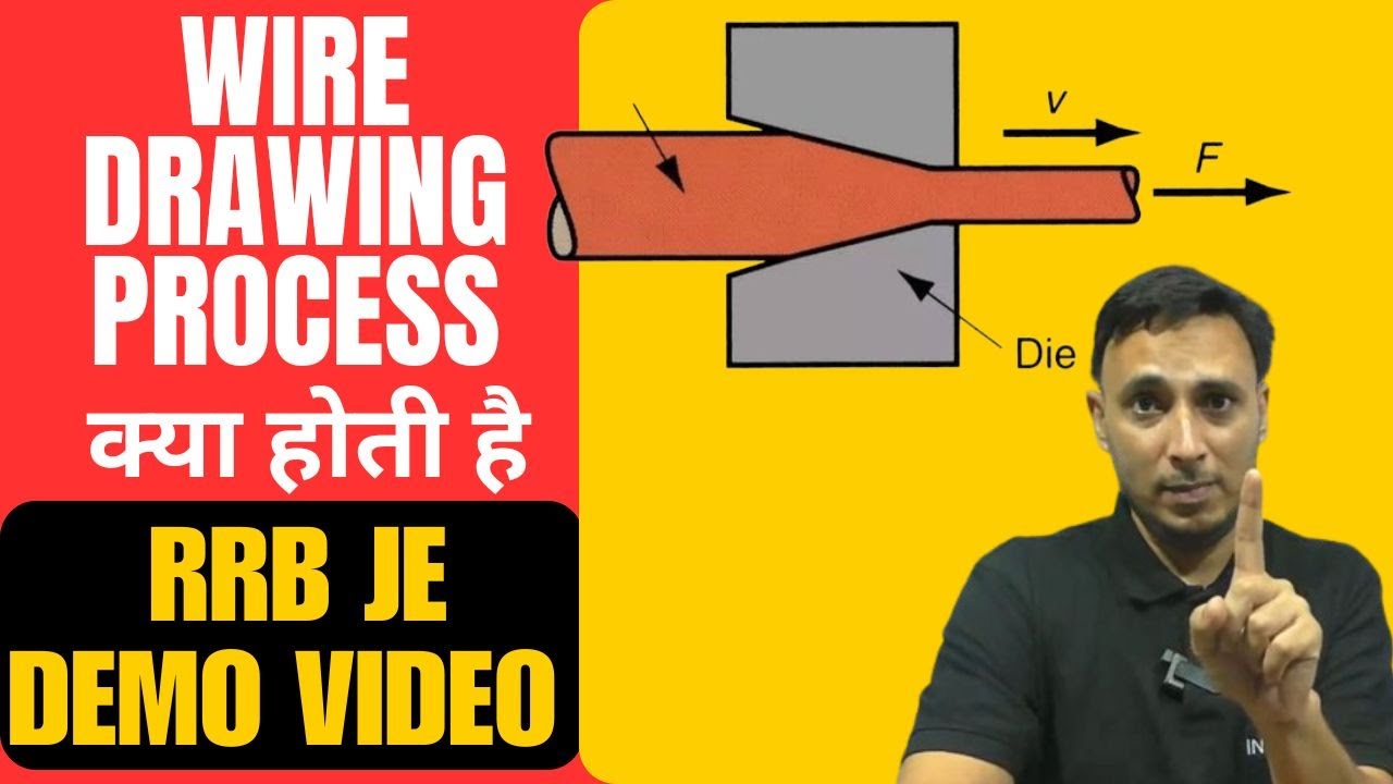 Wire Drawing Process in Hindi || RRB JE Demo Videos - YouTube