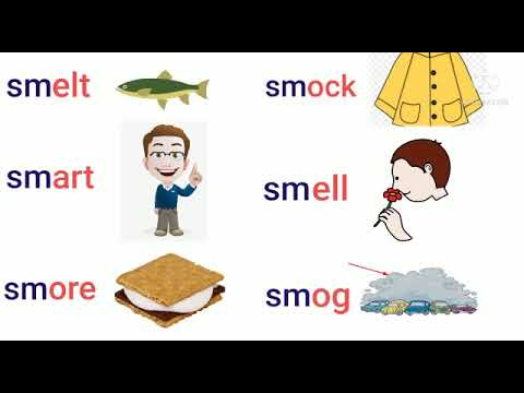 Initial blends sm words  / Phonics for Kids / Vowel for kids / How to read sm sound  / Vowel Blends