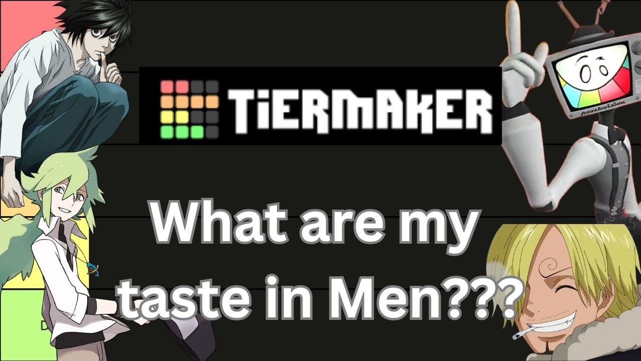Ranking every fictional man I've ever simped for in my life | Tier List ...