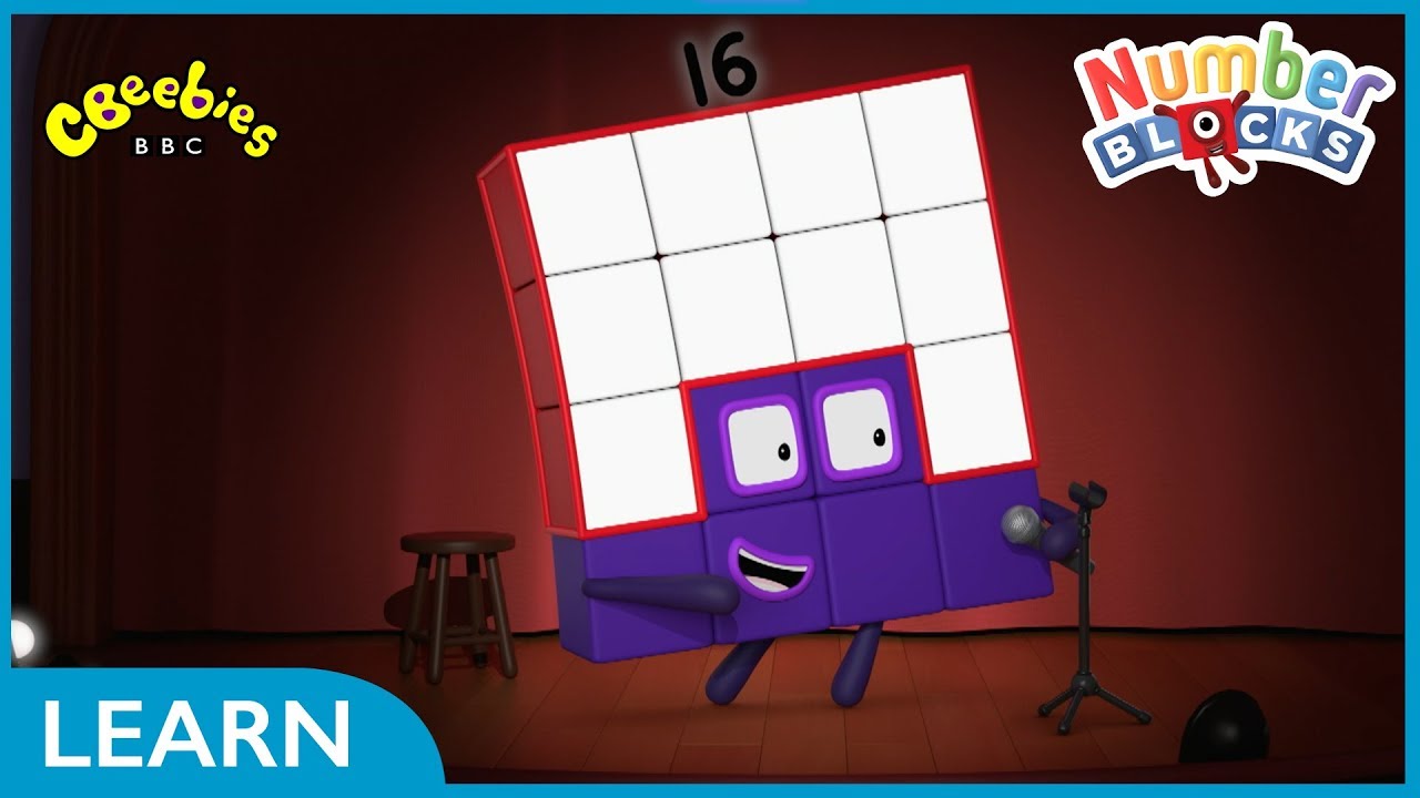 Sixteen To Twenty | Numberblocks - YouTube