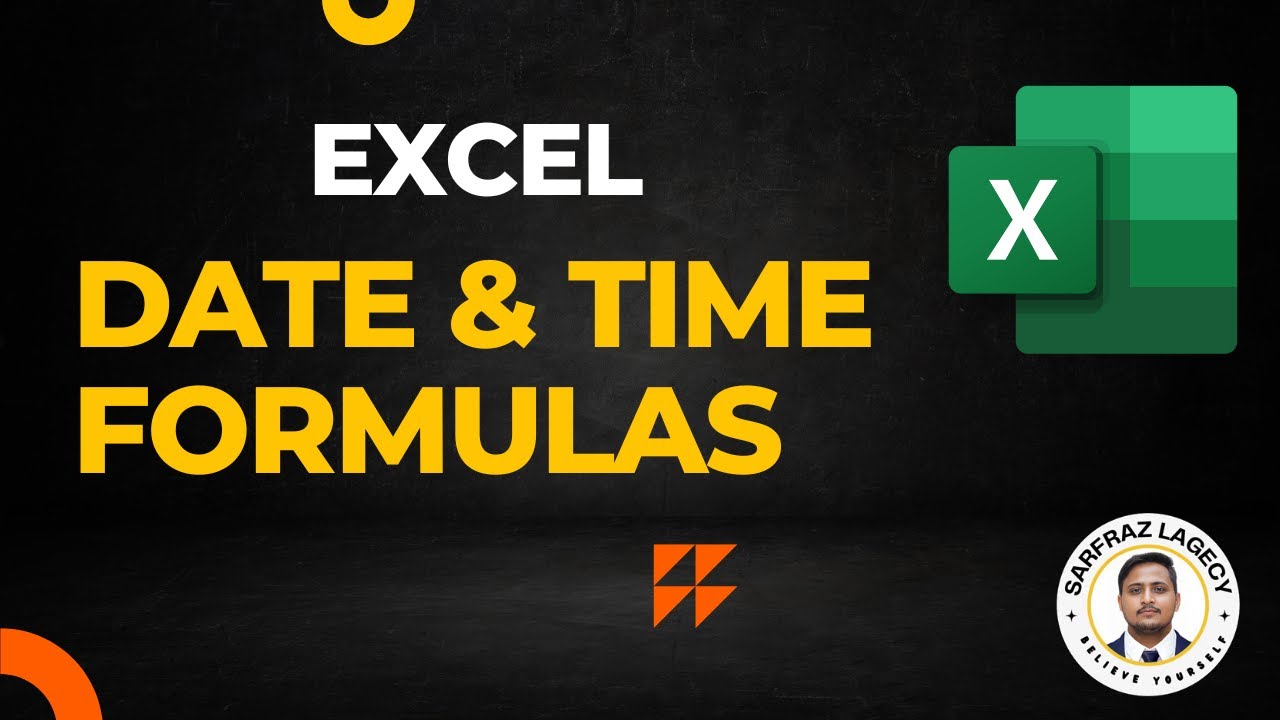 Date and Time Functions in Microsoft Excel - For Beginners | Date ...