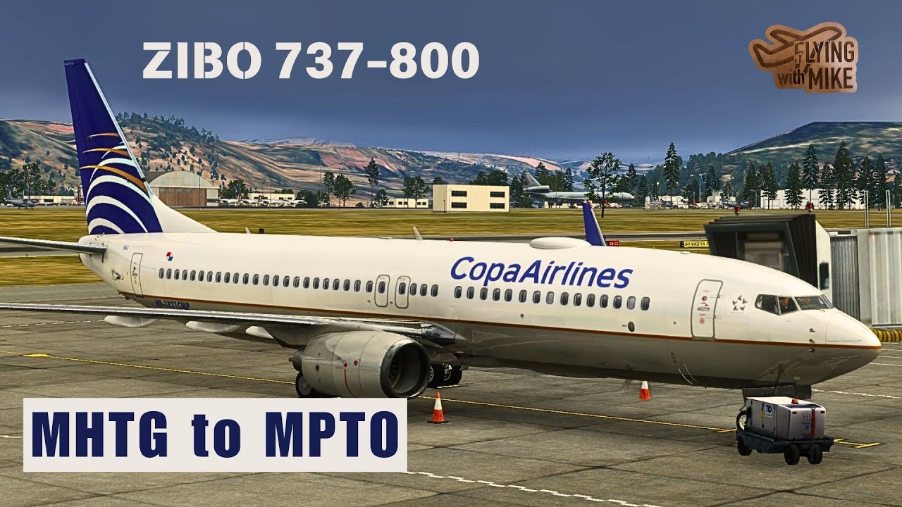 CMP B738 MHTG to MPTO - YouTube