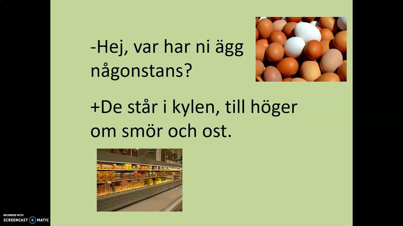 sfigunilla Dialoger i mataffären - YouTube
