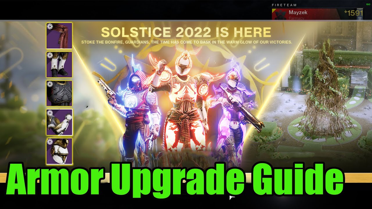 Destiny 2: Solstice Candescent Armor Upgrade Guide - YouTube