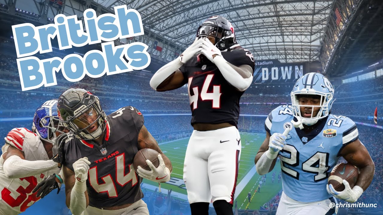Texans Running Back Bristish Brooks Scores Two Touchdowns! - YouTube