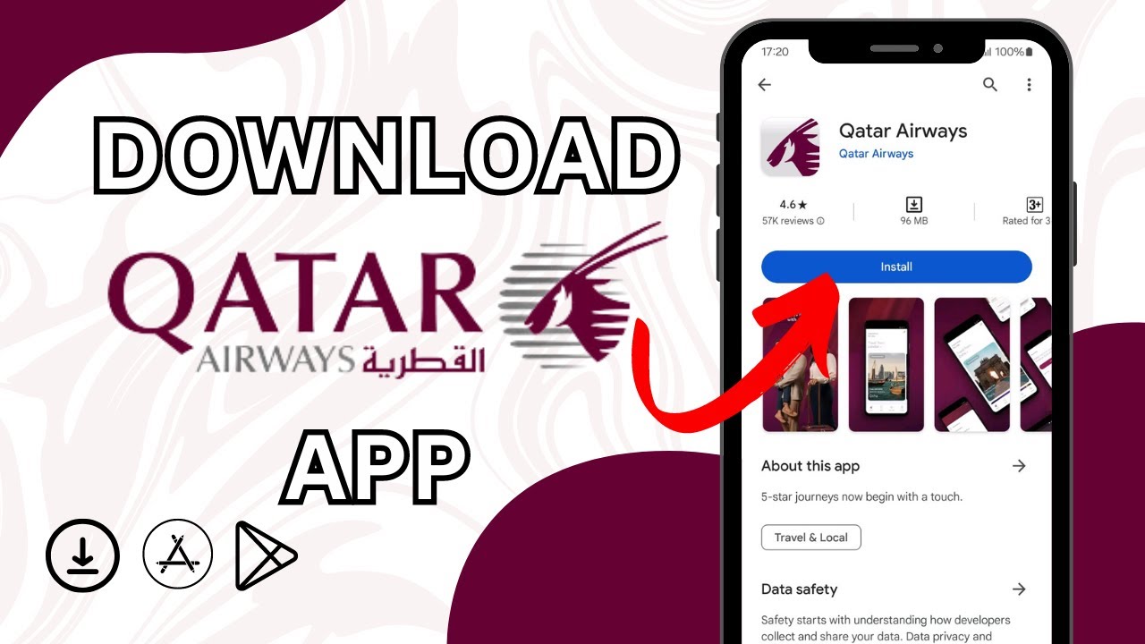 How To Download/Install Qatar Airways App 2024? - YouTube