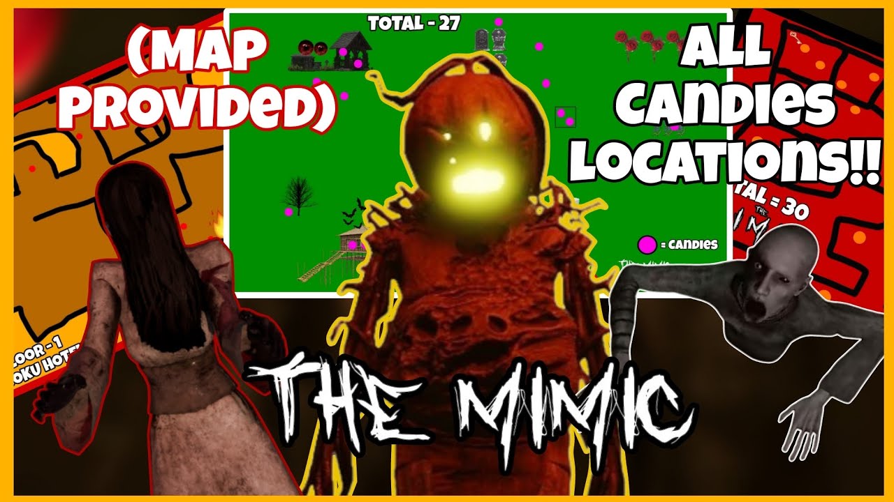 ALL CANDIES LOCATIONS WITH MAPS🤩...Halloween Trials Revamp Maps + NEW ...