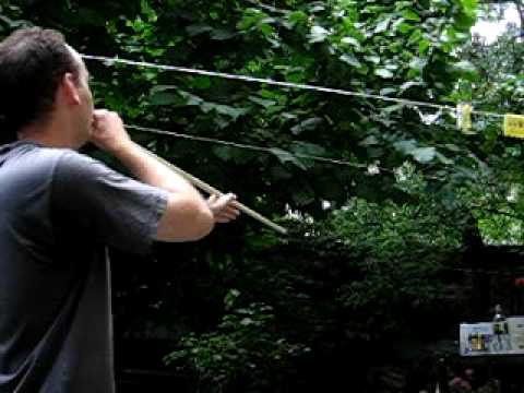 Powerful Homemade Blowgun, part 3 - YouTube