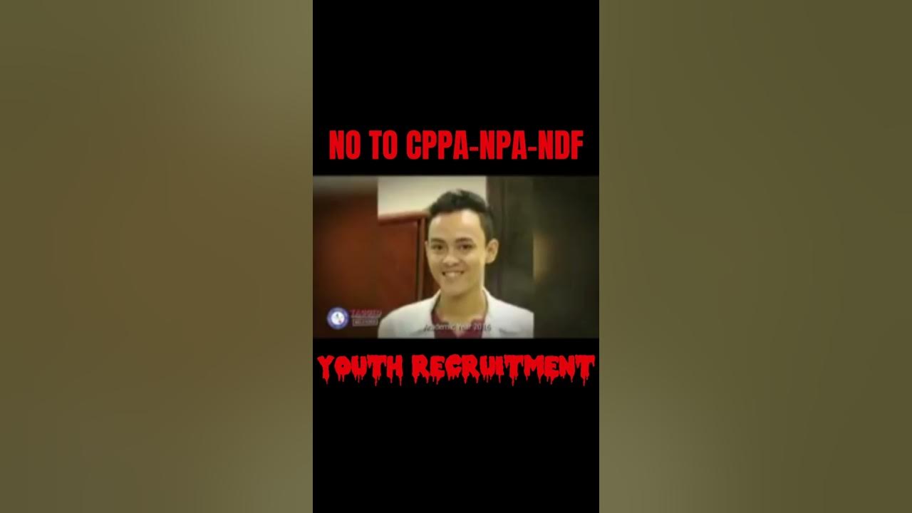 Say No To CPP-NPA-NDF Youth Recruitment - YouTube