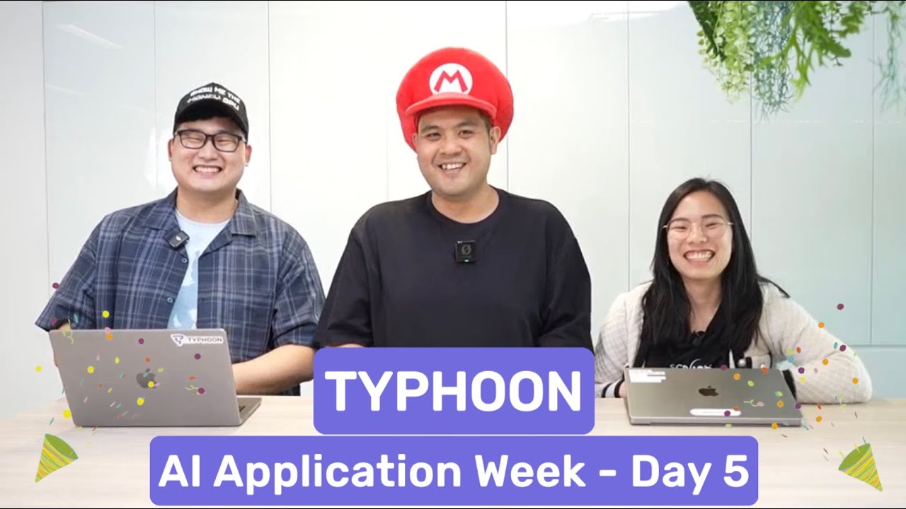 Day 5: เล่นเกมนักสืบที่สร้างด้วย AI! | ตัวอย่างการใช้ Typhoon ทำ Interactive Story Game - YouTube