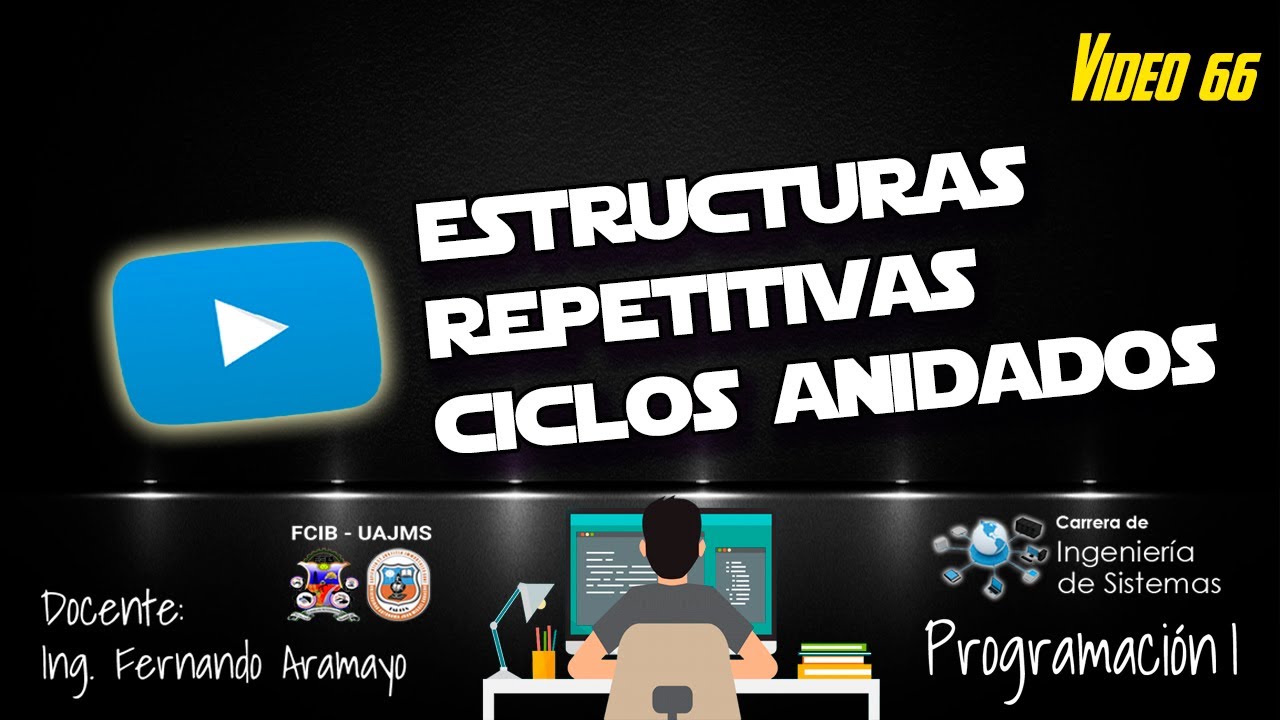 VÍDEO 66 - Estructuras Repetitivas - Ciclos Anidados - YouTube