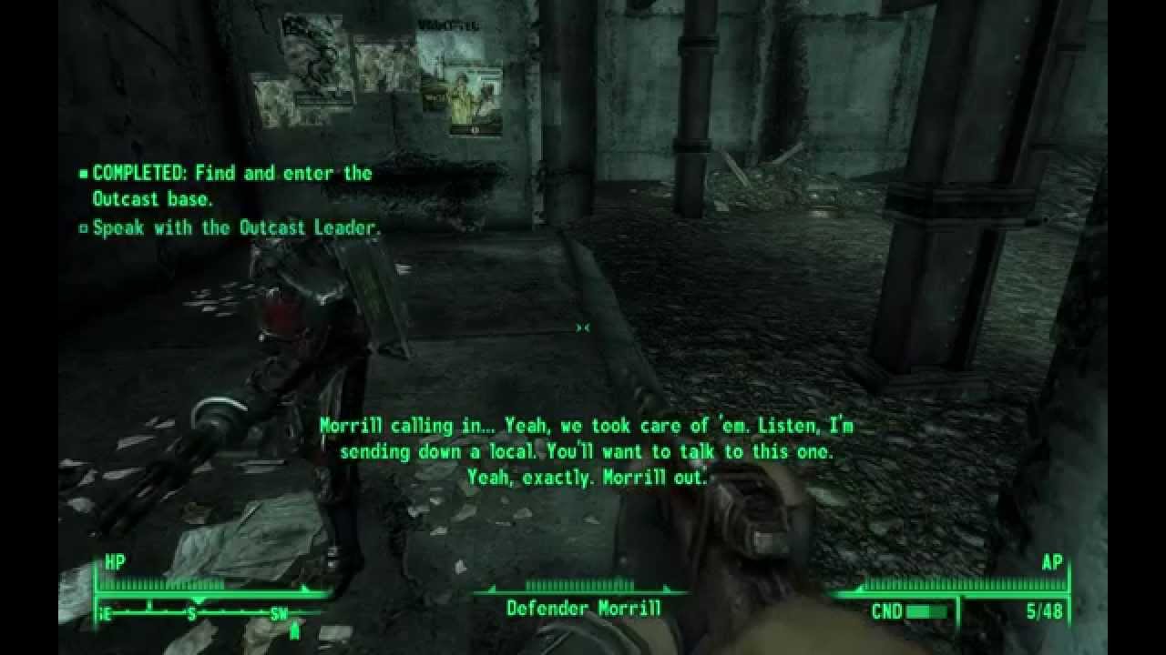 Fallout 3 Playthrough Part 5 (Aiding The Outcasts) - YouTube