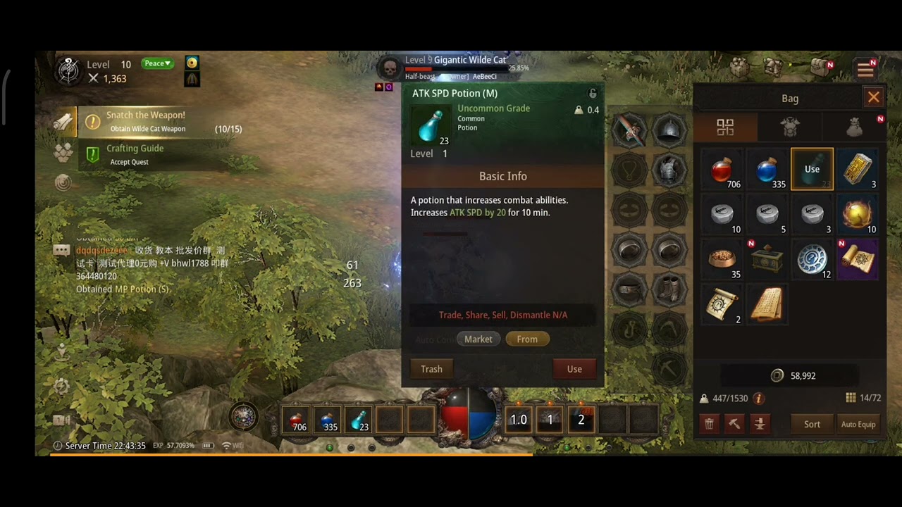 How to put pots in quick use and how to use/activate auto pots in Mir M ...