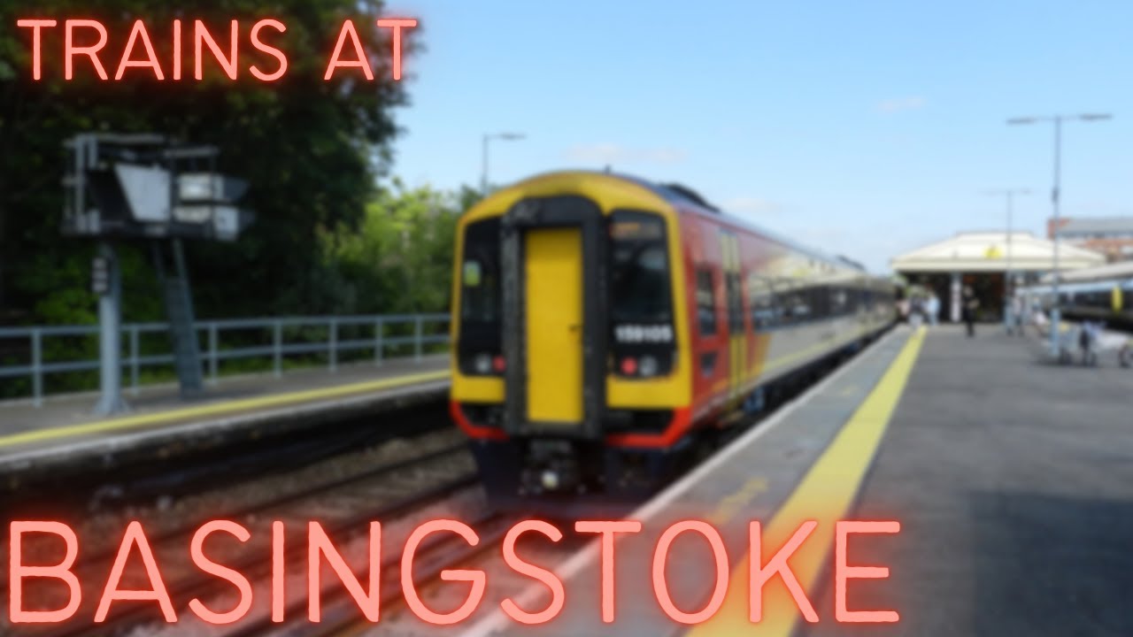 Trains at Basingstoke on 30/05/2023 (+ bonus clips from Reading Green ...