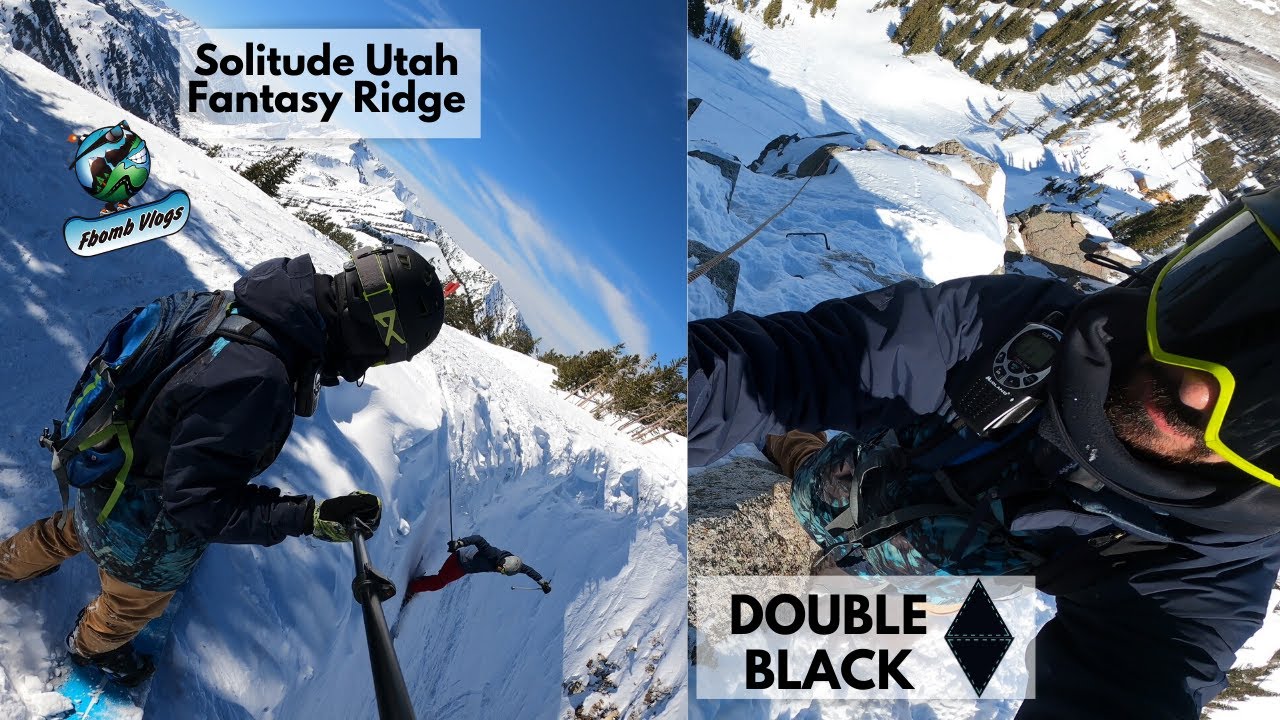 Solitude Mountain in Utah Hiked Fantasy Ridge Experts Only Snowboard ...