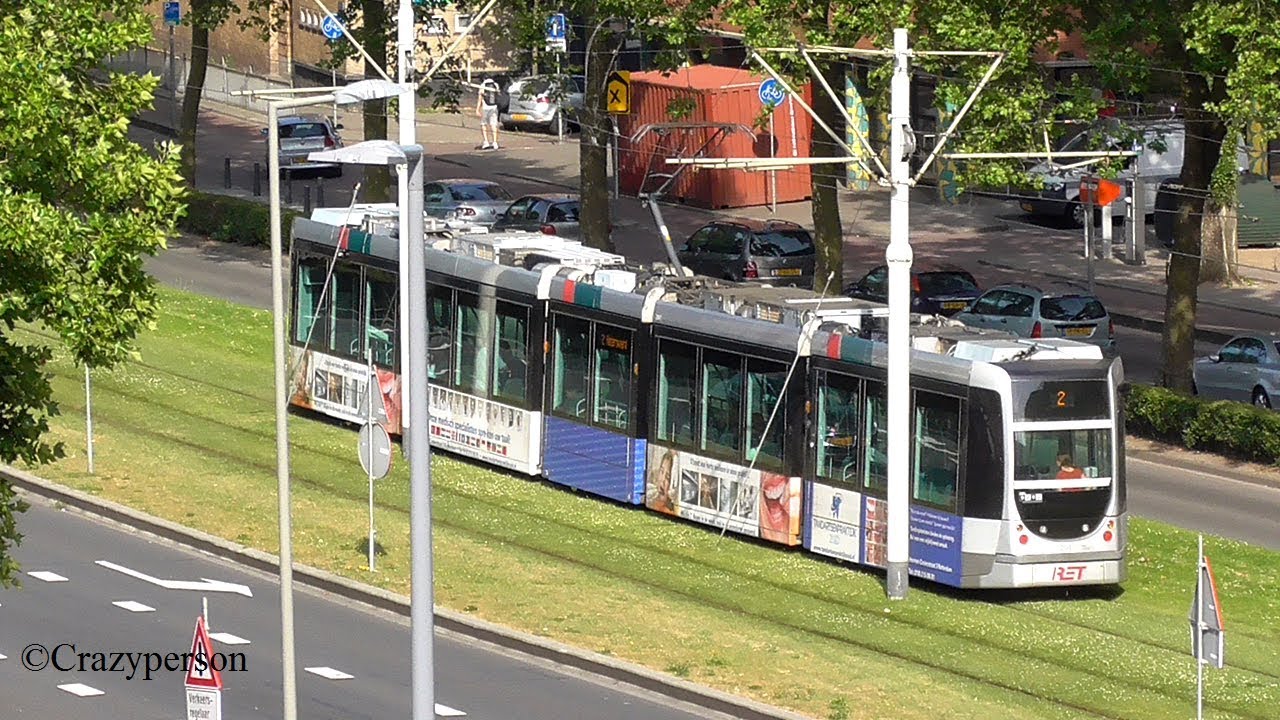 Trams op Maashaven Rotterdam! (Juni 2017) - YouTube