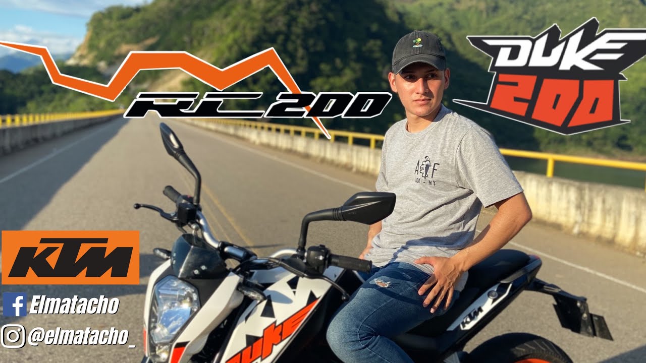 🔥KTM DUKE 200 🆚 RC 200 CUAL ES LA MEJOR MOTO ENTRE LAS DOS EN UN SOLO ...