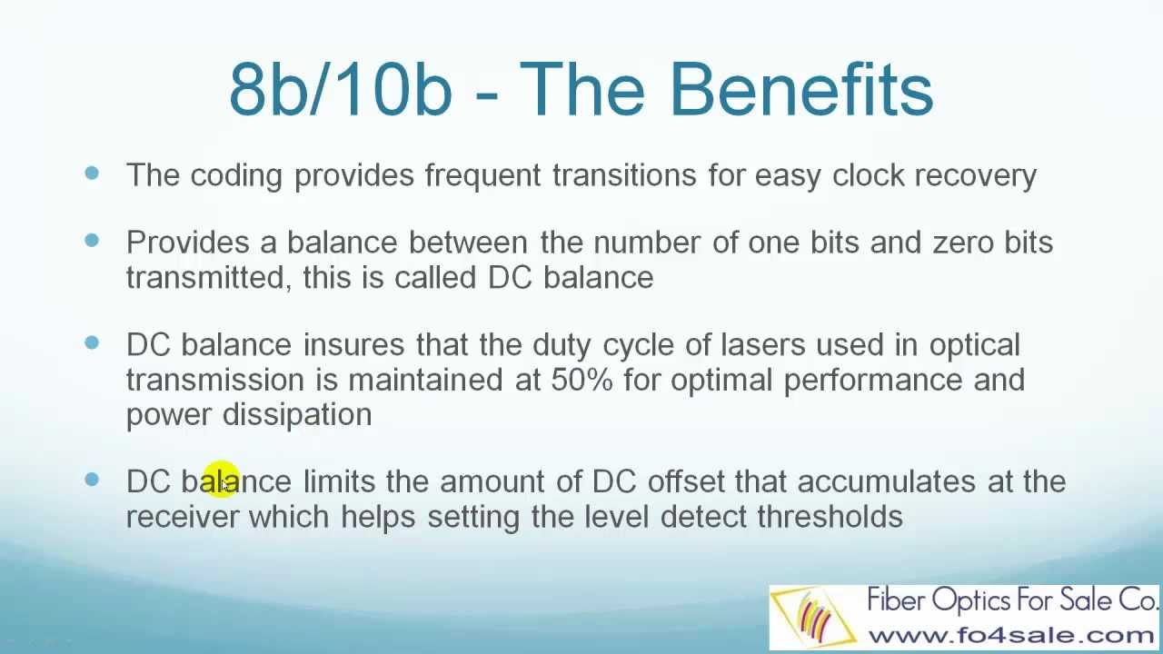 What Is 8B 10B Line Encoding YouTube