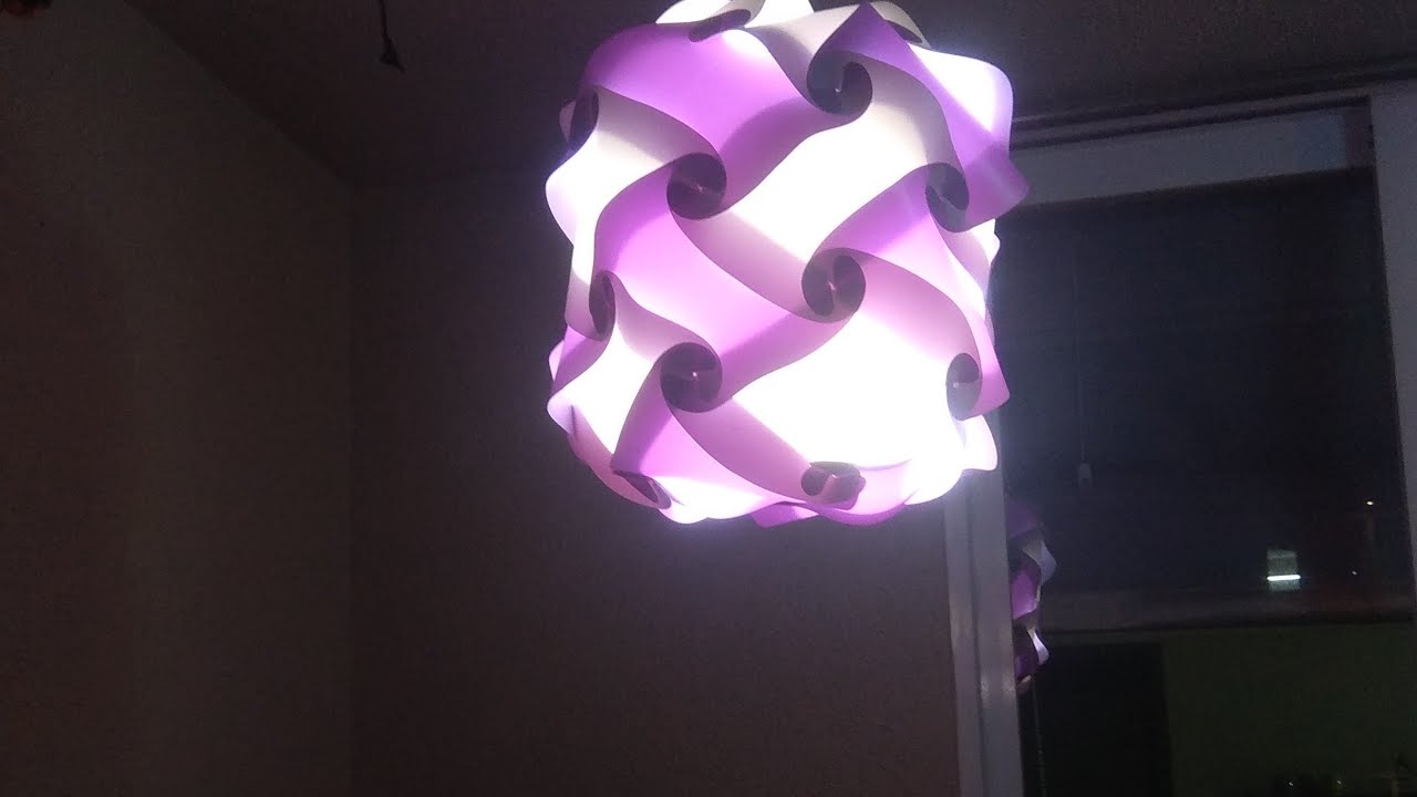 How to make a cylindrical Luva Lamp or ka Puzzle with 30 pieces. - YouTube