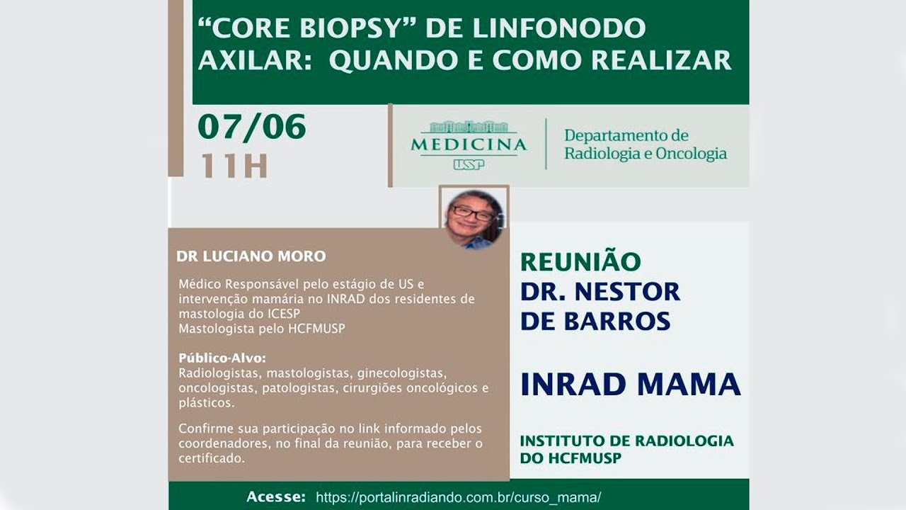 "CORE BIOPSY" de Linfonodo Axilar: Quando e Como Realizar - YouTube