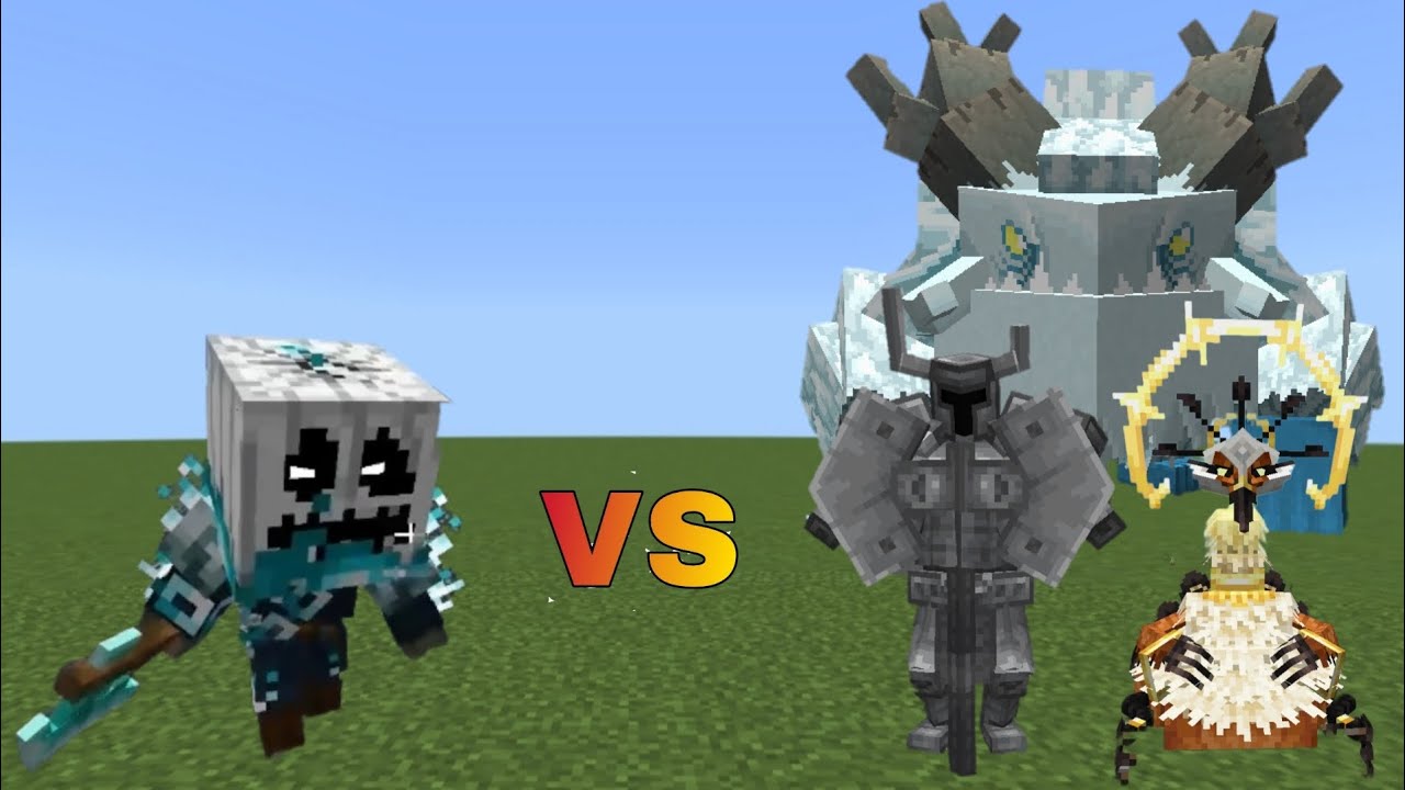 White Pumpkin Killer vs Mowzies Mobs | Minecraft Java | Mob Battle ...