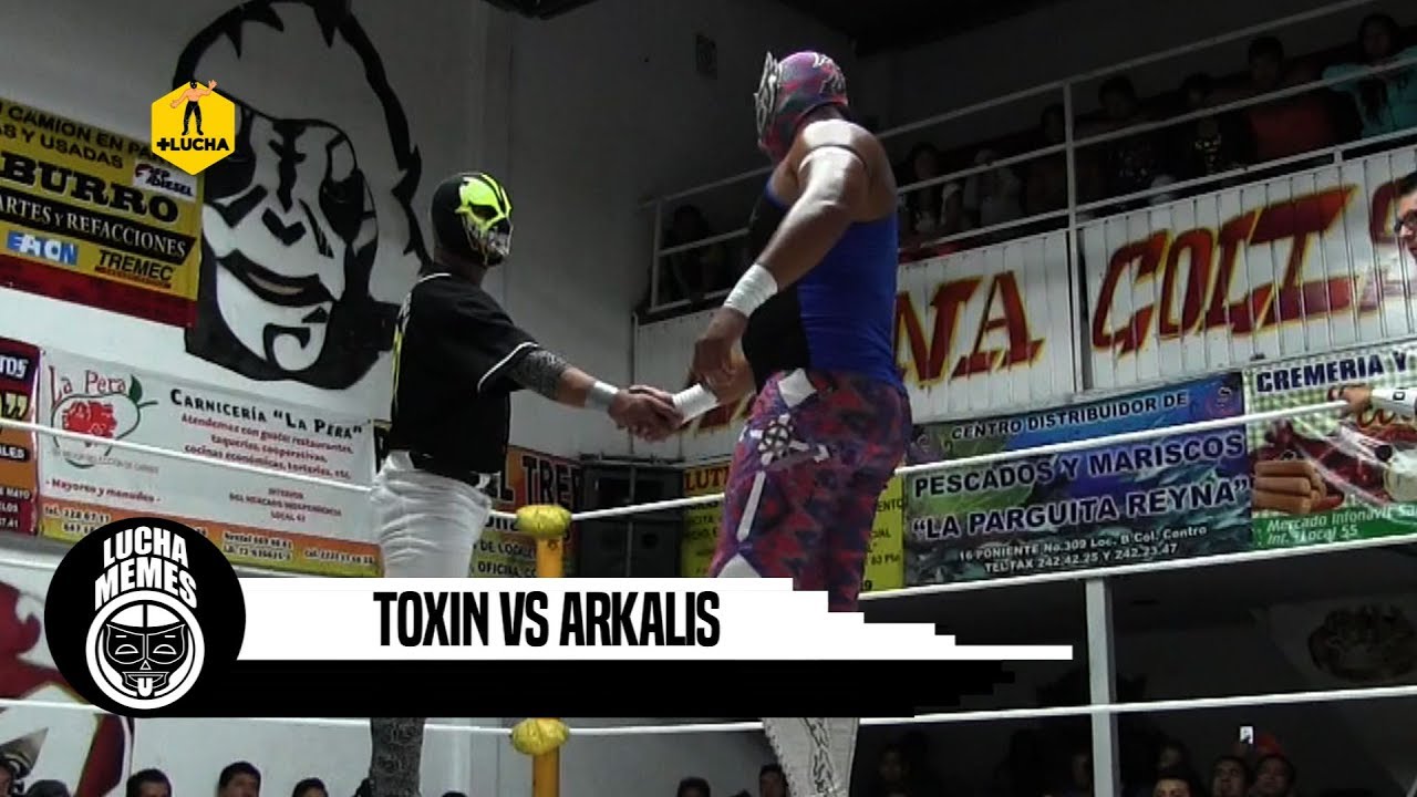 Toxin vs Arkalis, en Lucha Memes en la Arena Coliseo San Ramón - YouTube