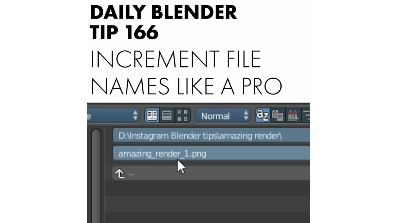 Daily Blender Tip 166 Incrementing Your File Names YouTube daily-blender-tip-166-incrementing-your-file-names-youtube