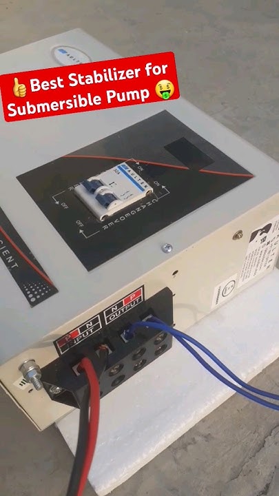 4000W Stabilizer for 2.2HP #water #pump #motor 5KVA with Bypass #handmade #wiring #shorts - YouTube