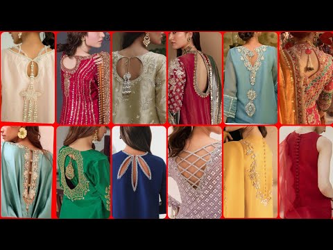 Back Neck Design For Fancy Dresses/Party Dress Back Neck Design/Fancy ...