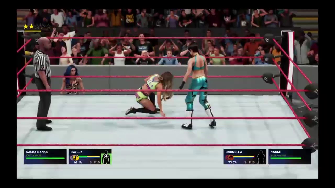 WWE 2k19 Bayley vs. Carmella RAW - YouTube