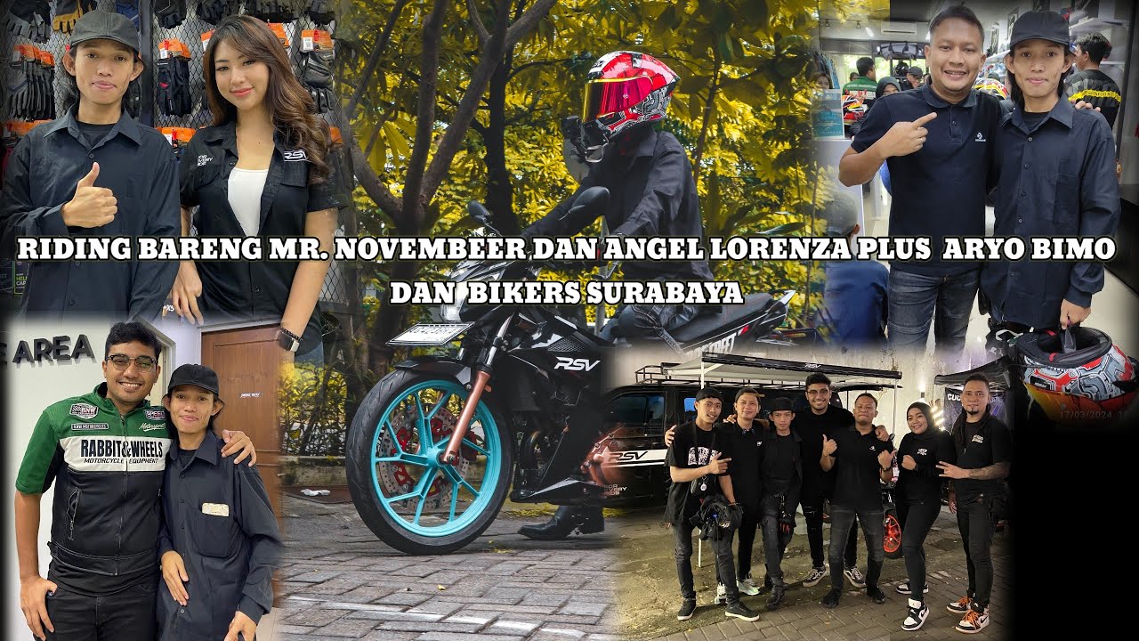 RIDING BERSAMA MR NOVEMBEER DAN ANGEL LORENZA ADA ARYO BIMO JUGA ...