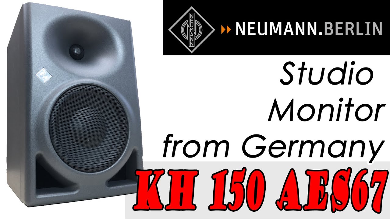 Neumann KH 150 AES67 studio monitor - YouTube