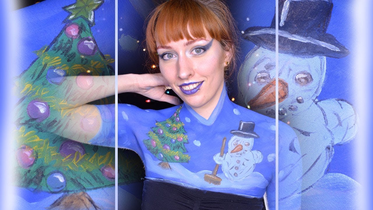 Winter Wonderland BODYPAINT | How to Relax after Work😜 - YouTube