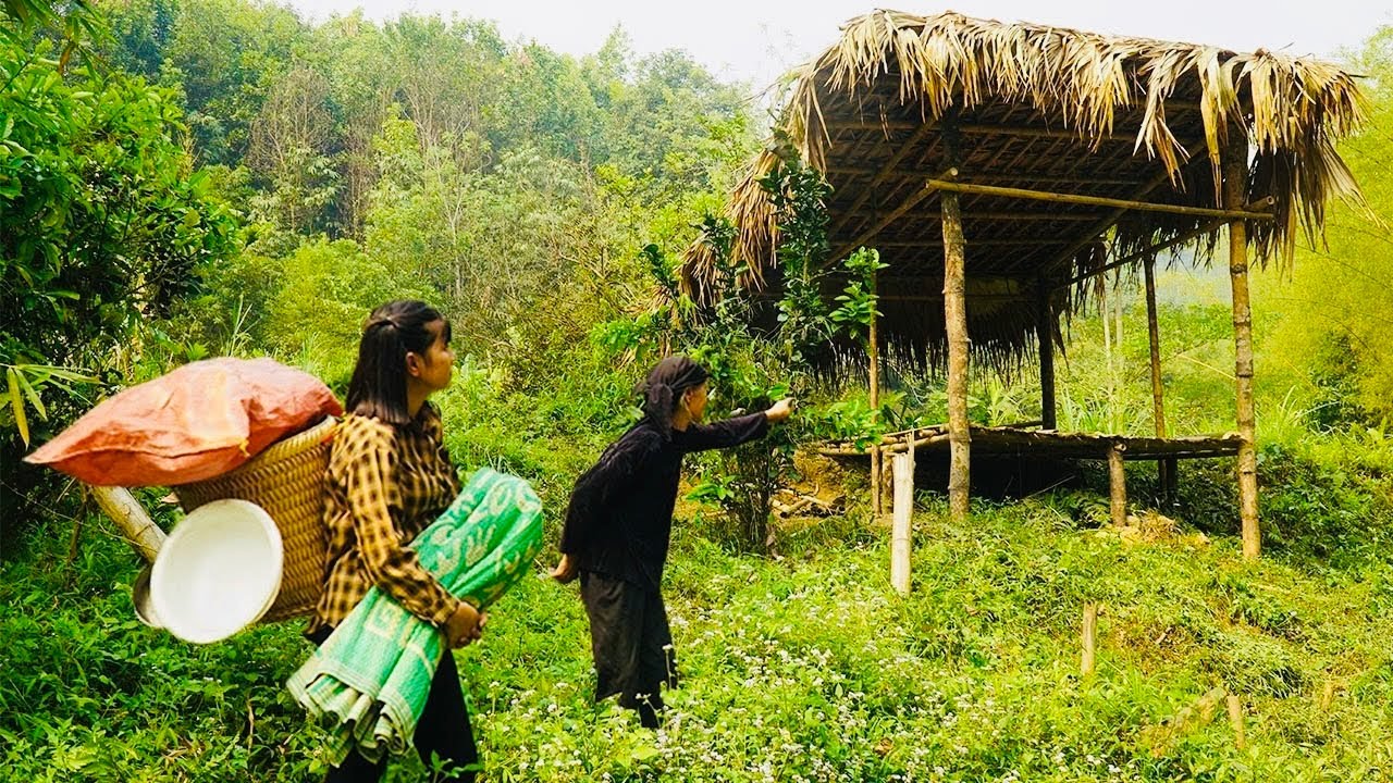 TIMELAPSE-100 days of hard work of a poor girl living alone.Having to ...