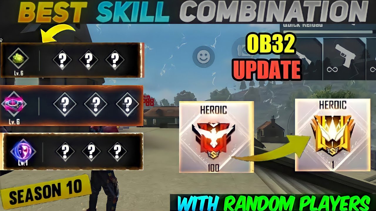 Best Character Skill Combination in Free Fire For Clash Sqaud | Best ...